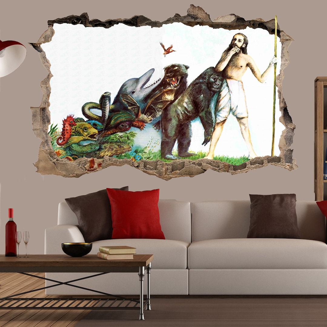 Evolution of Species Educational Wall Sticker Art Poster Mural Transfer ...