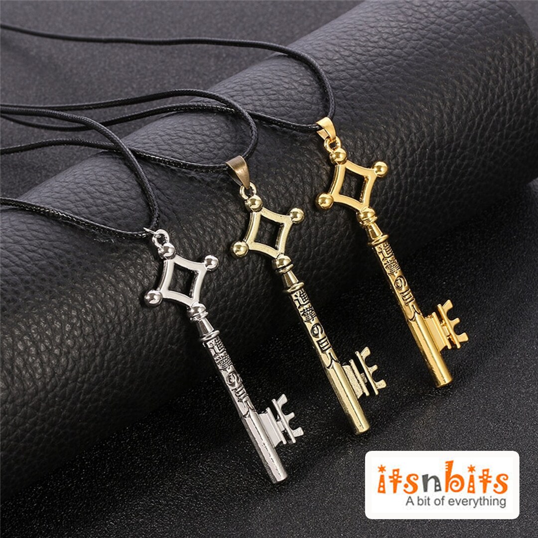 Anime Key Necklace Basement Key Mikasa Armin Wall Maria Erens Metal Key ...