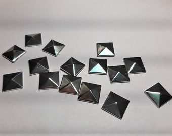 Craftbuddyus 50pcs 9mm Silver Hot Fix Pyramid Studs, DIY Fashion - Etsy