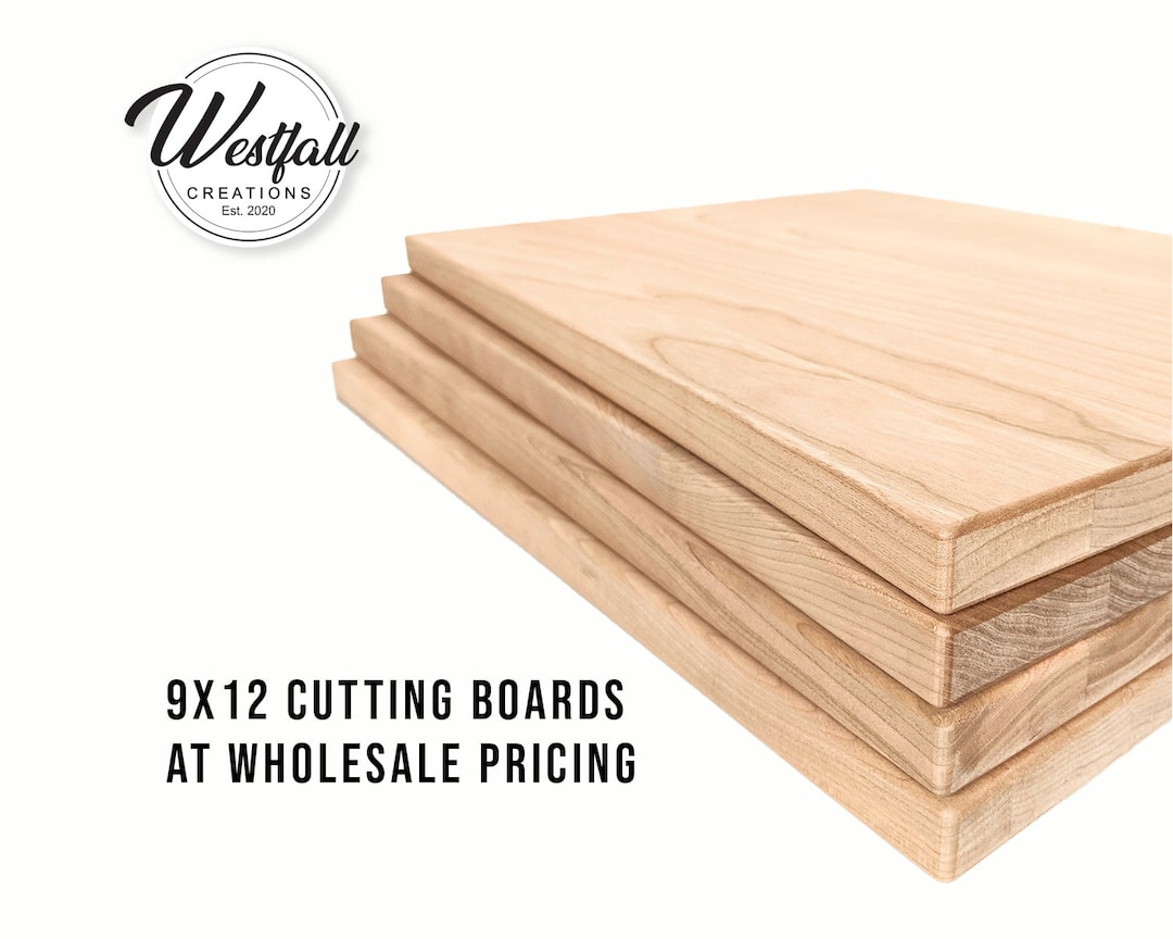 Cherry & Hard Maple Cutting Board Blanks (9x12) - Select Box of 3, 7 ...