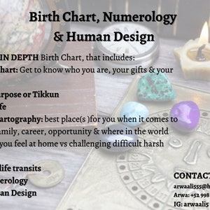 Pick 2 Charts: Numerology, Human Design or Astrology - Etsy