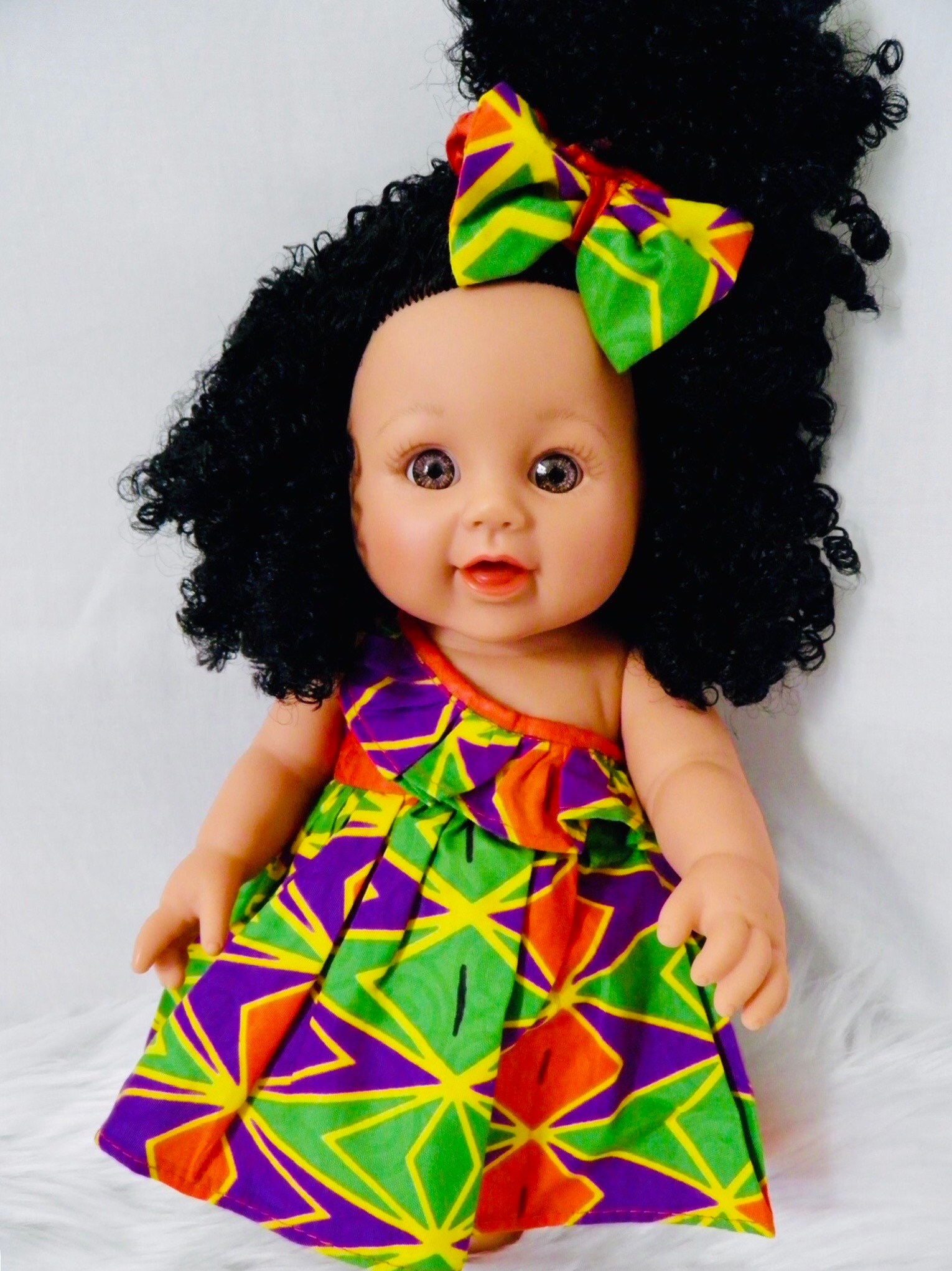 ALAAM African Doll - 30.5 Cm Tall Afro Doll in Beautiful Colorful ...