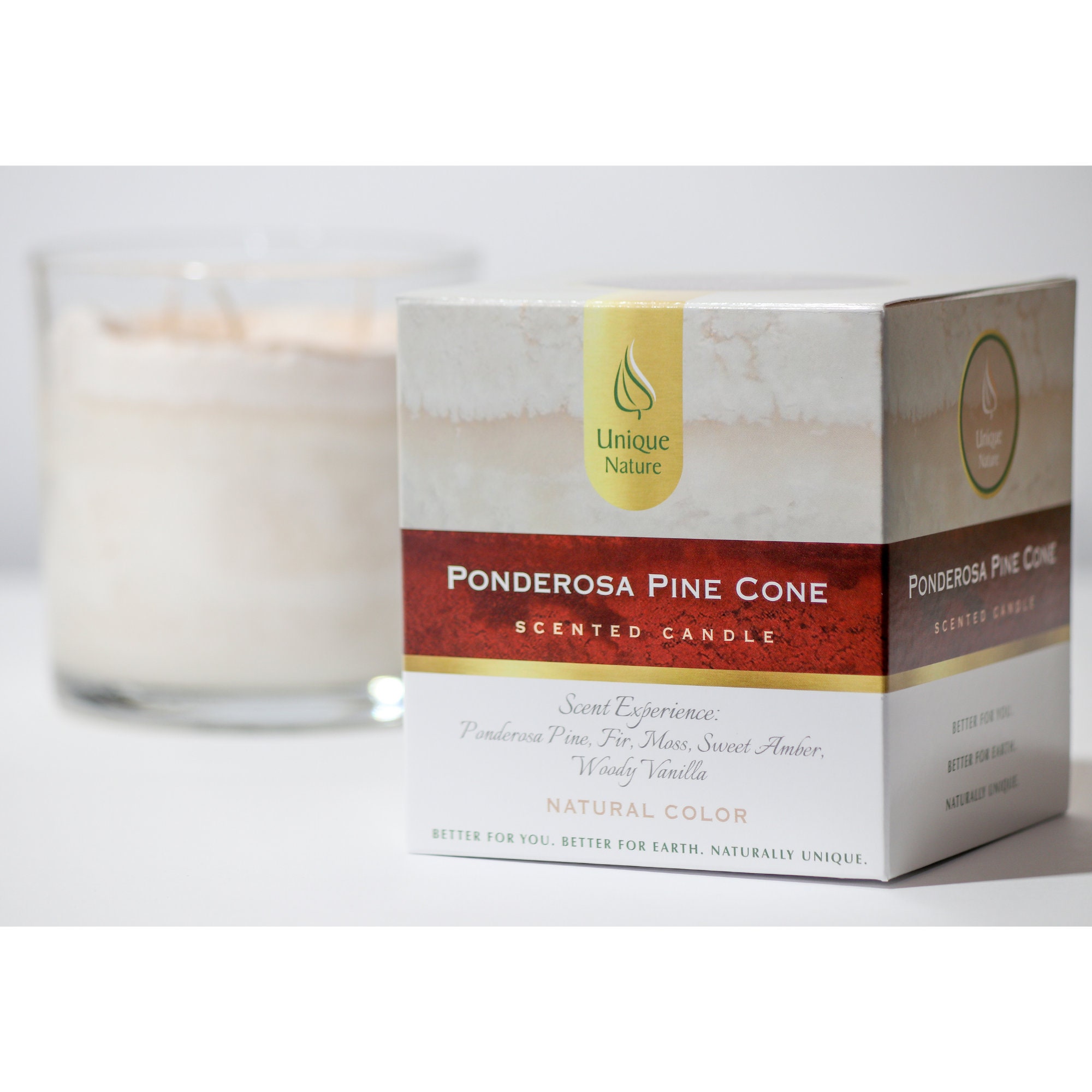 Ponderosa Pine Cone Scented Candles Unique Candles Christmas Candle ...