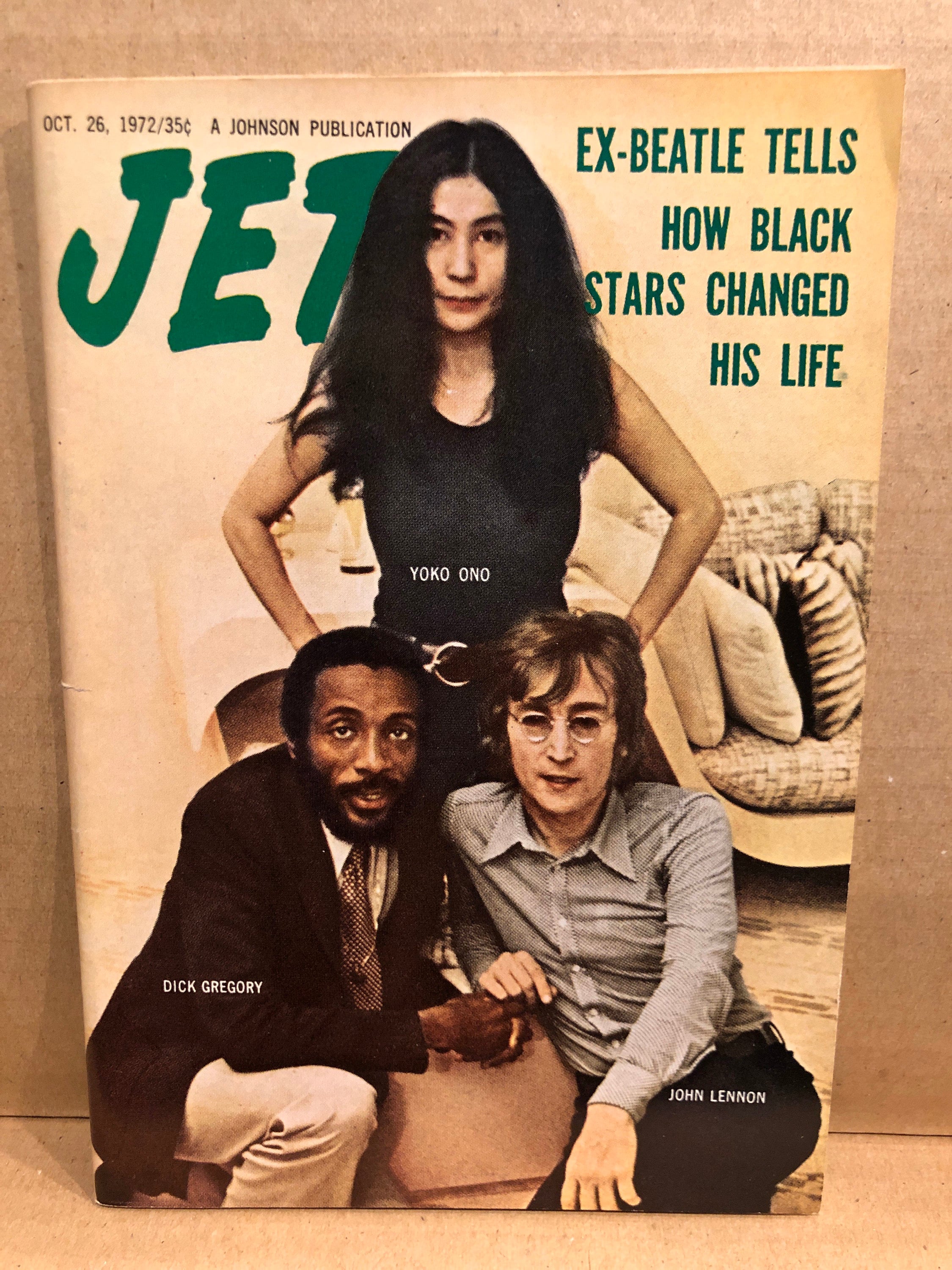Jet Magazine John Lennon Yoko Ono Dick Gregory Oct 26, 1972 Advance ...
