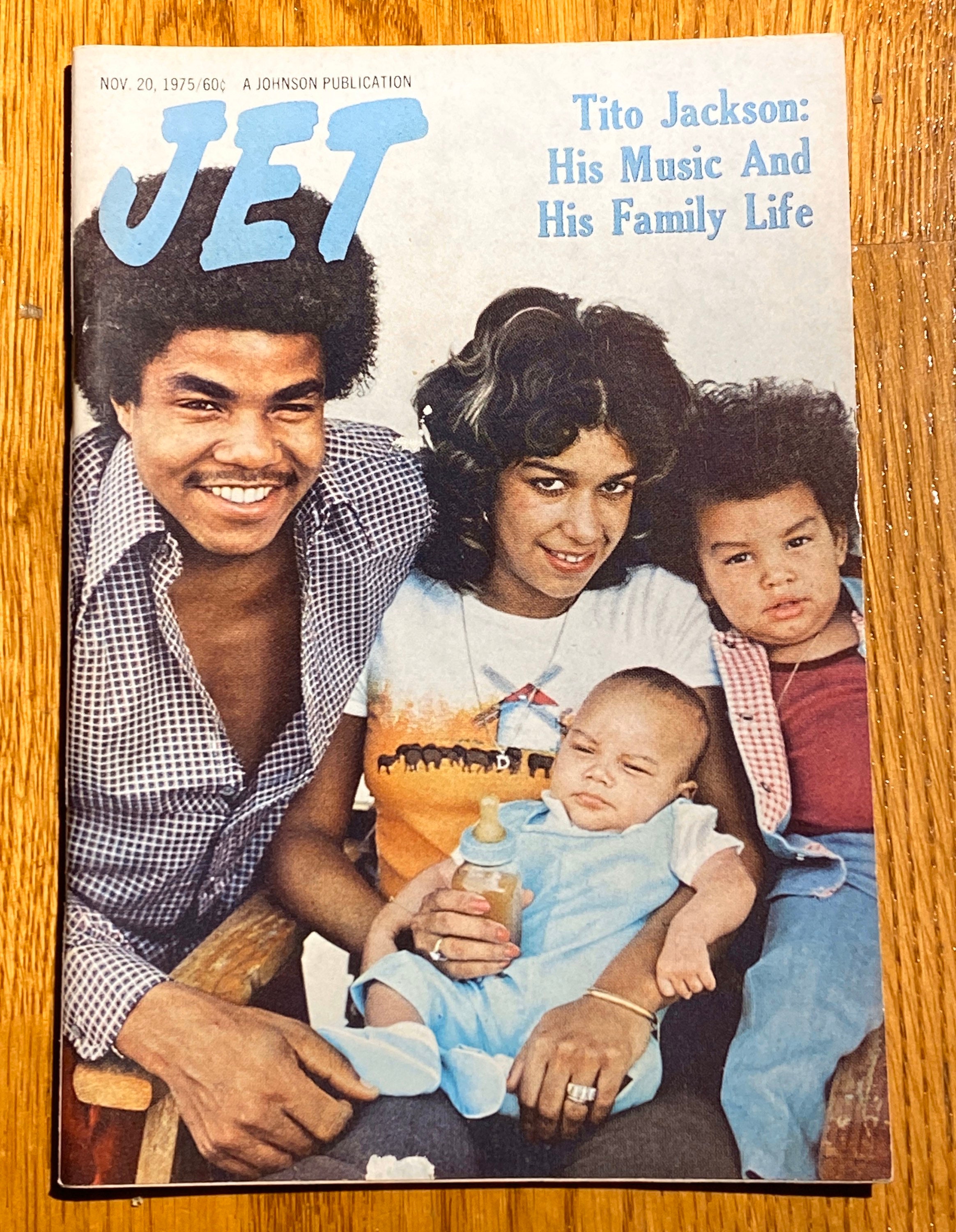 Vintage Jet Magazine Tito Jackson November 31 1975 Advance - Etsy