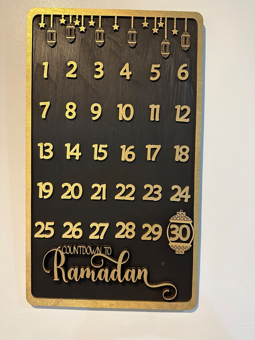 Ramadan Advent Calendar Ramadan Countdown Eid Countdown - Etsy