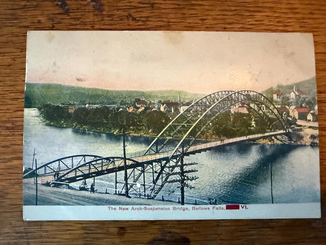 Set of 10 Old Vintage Photo Postcards, Used, Bellows Falls, VT ...