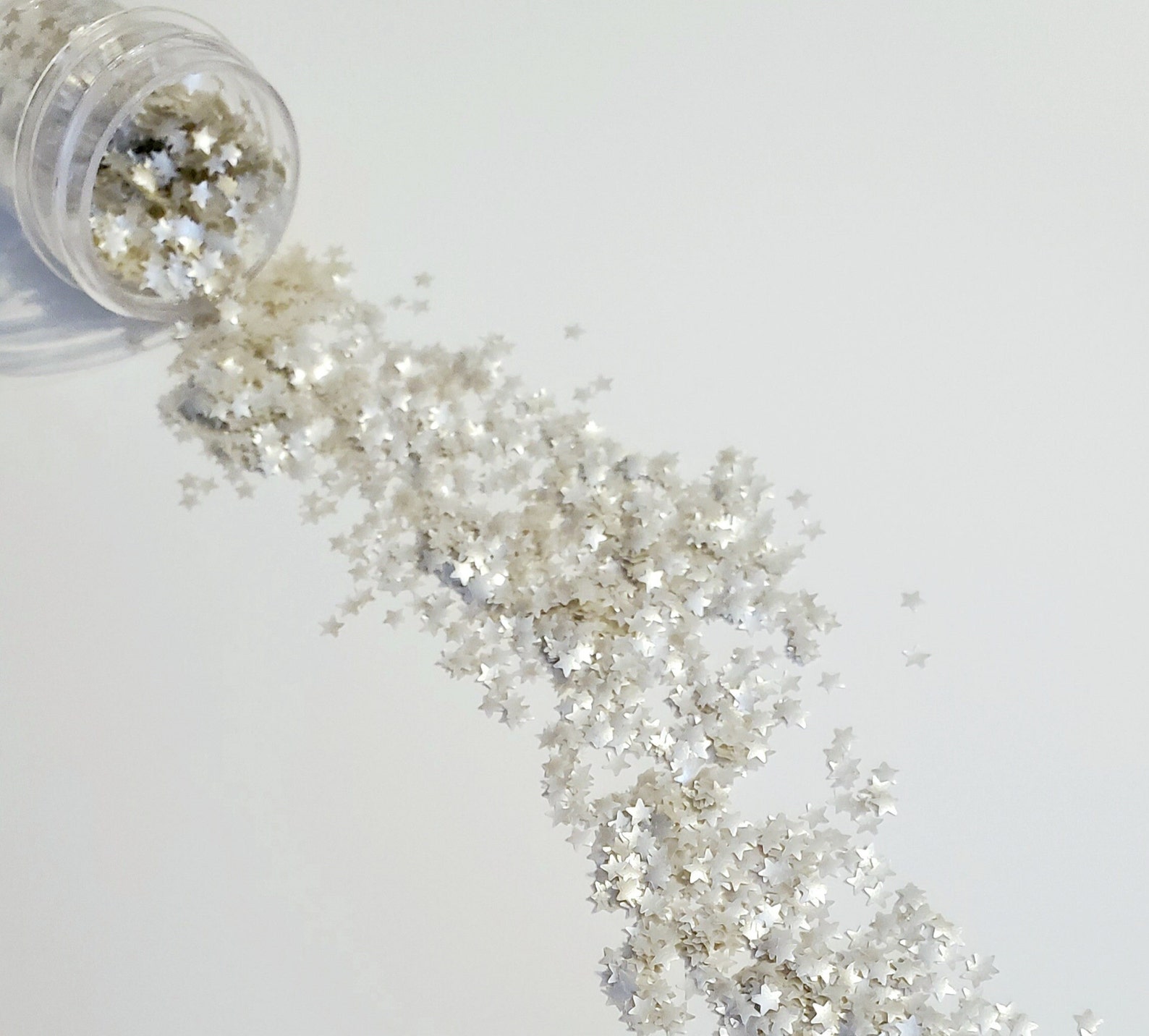 Cocktail Glitter Silver Star Sprinkles for Cookie, Party Favors, Rave ...