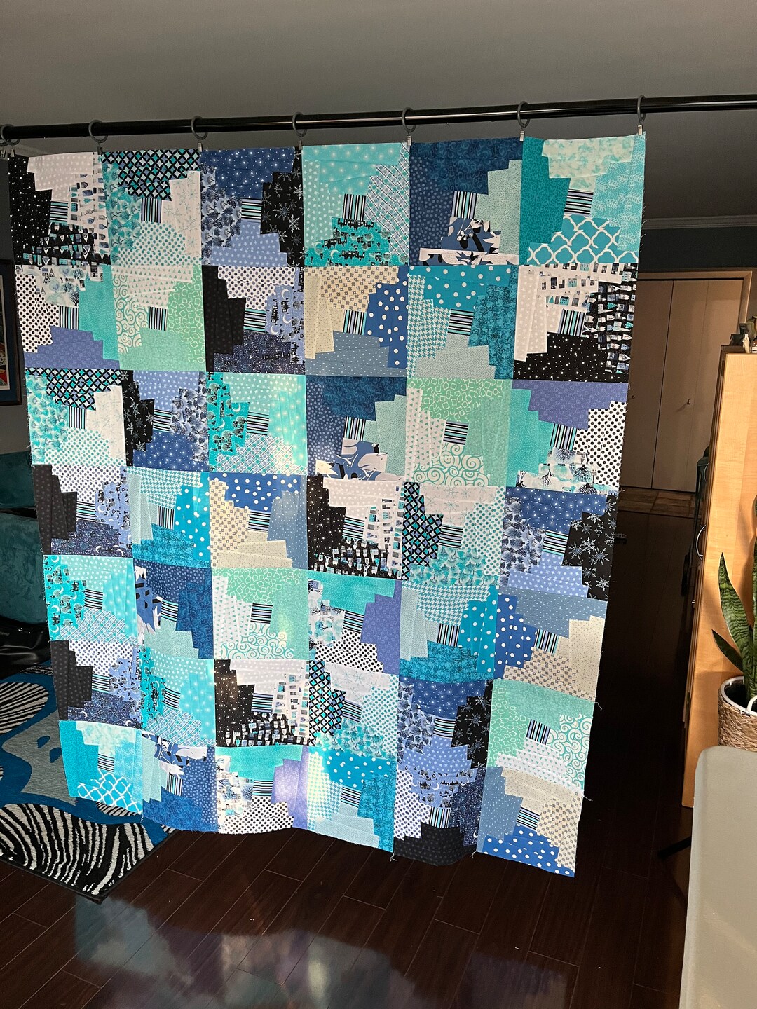 Wonky Log Cabin - Etsy