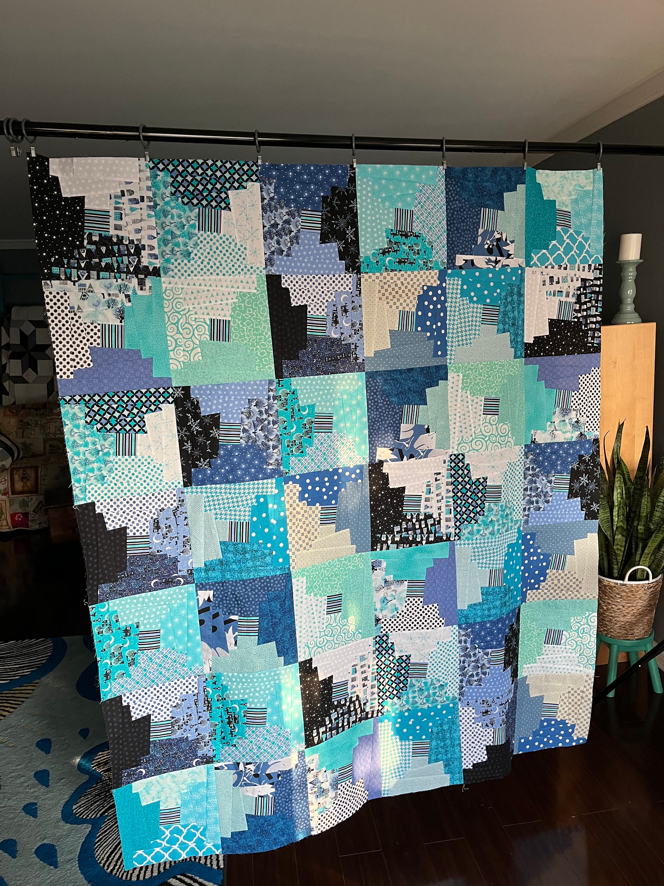 Wonky Log Cabin - Etsy