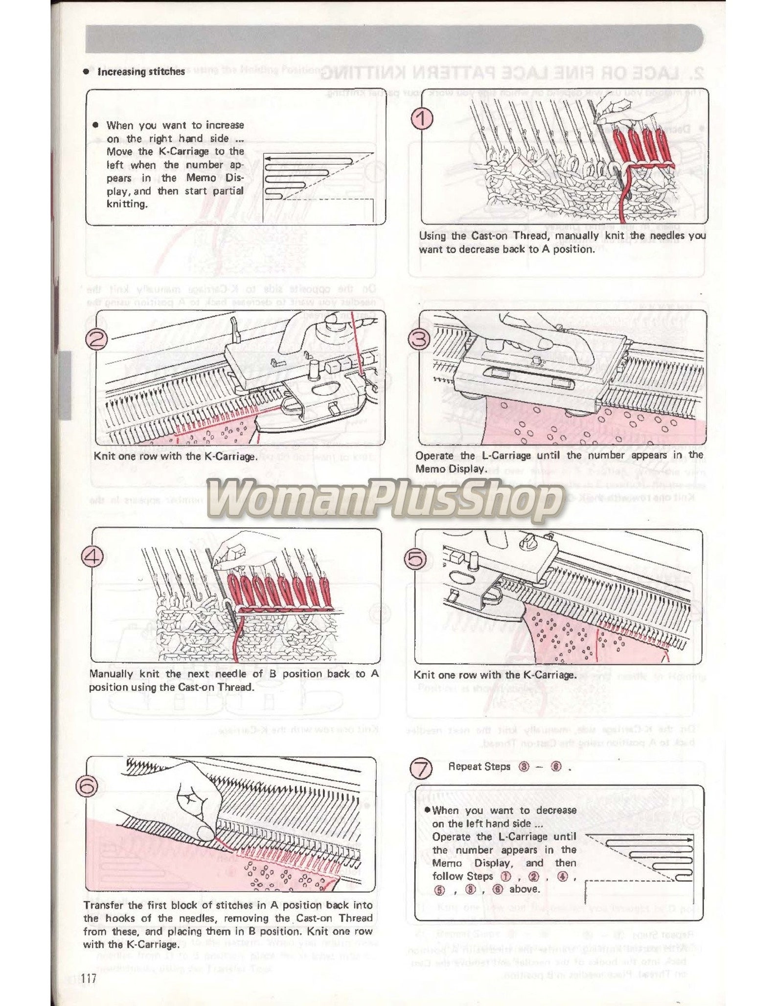 Instruction Book Brother User Guide KH-930 and Kh-940,ebook Pattern Pdf ...