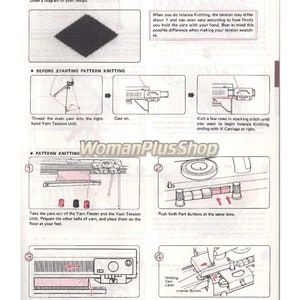 Instruction Book Brother User Guide KH-930 and Kh-940,ebook Pattern Pdf ...