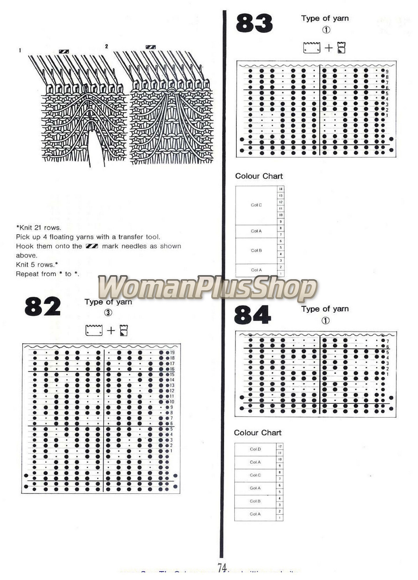 Knitting Machine Silver Reed Punchcard Patterns,pdf,digital - Etsy