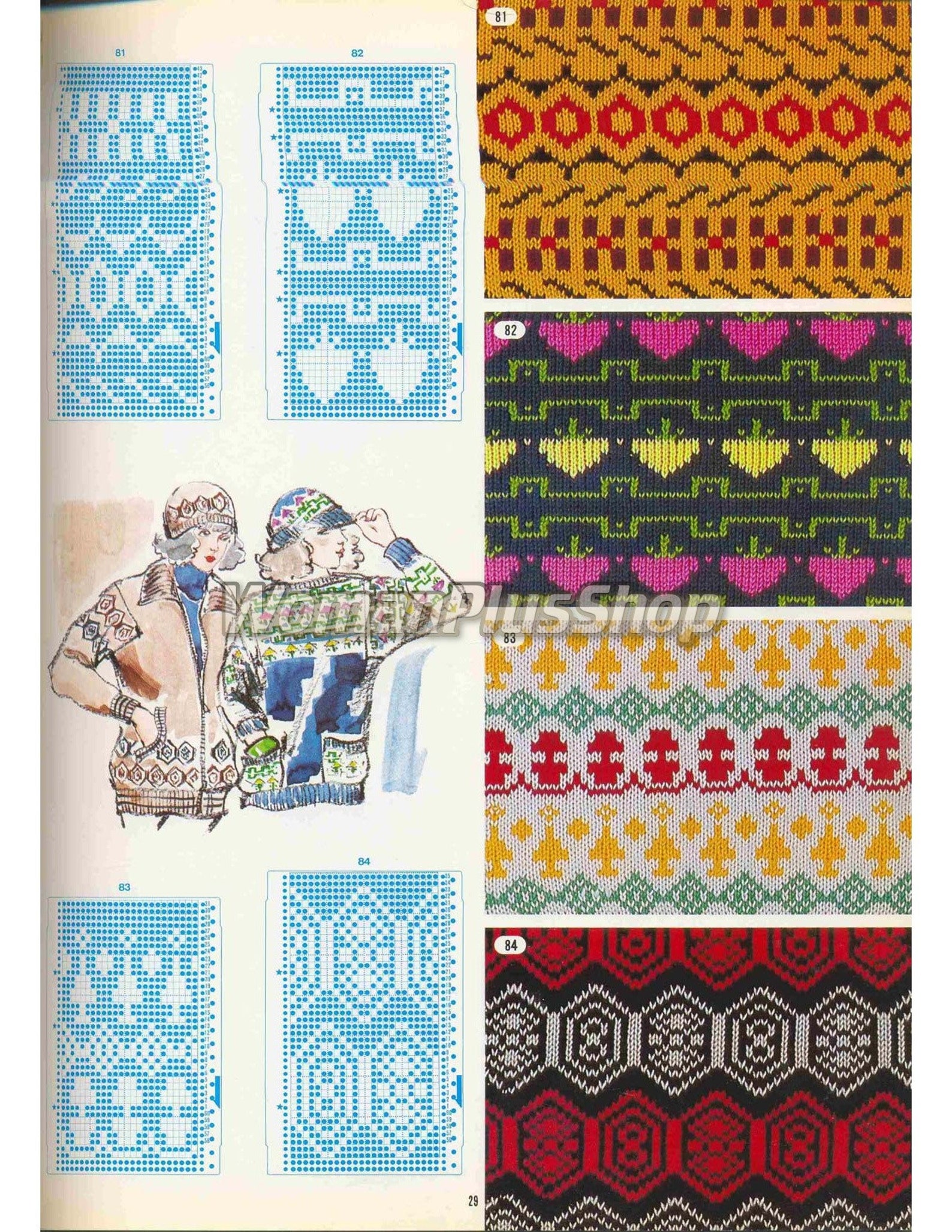 Knitting Machines Stitches Patterns,punch Cards 24,pdf,digital - Etsy