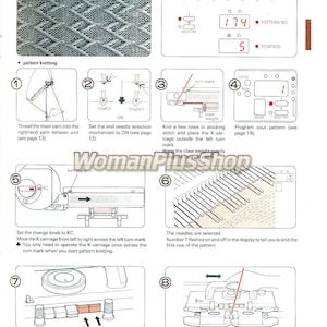 Brother Knitting Machine User Guide Guide,ebook Pattern Pdf - Etsy