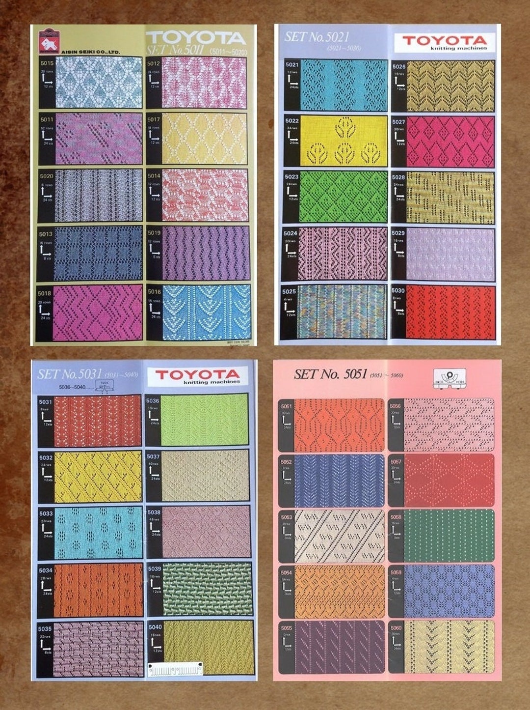 Punch Card Knitting Machines Patterns Digital,pdf - Etsy