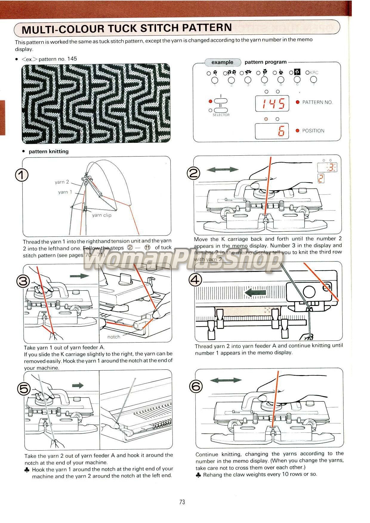 Brother Knitting Machine User Guide Guide,ebook Pattern Pdf - Etsy