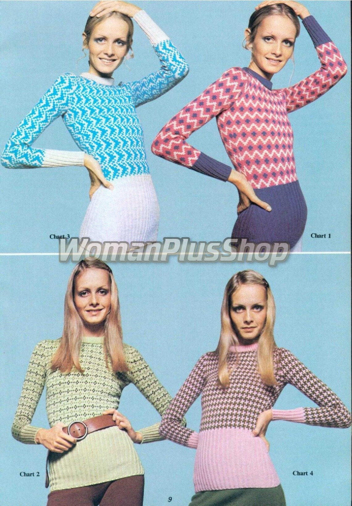 Machines Retro Knitting Patternsebook Pdf | Etsy