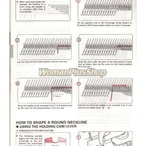 Instruction Book Brother User Guide KH-930 and Kh-940,ebook Pattern Pdf ...
