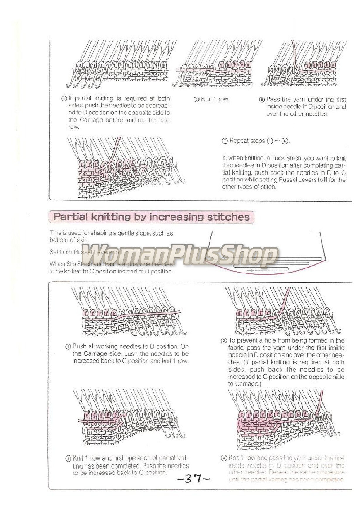 Machines Knitting Instruction Manual Singer,pattern Ebook Pdf - Etsy