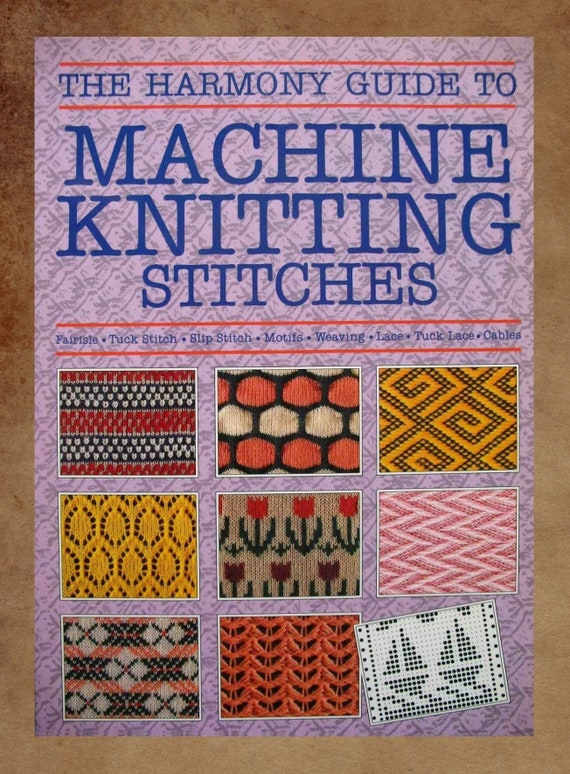 Machines Knitting Stitches Patternspunch Cards 24pdfdigital | Etsy