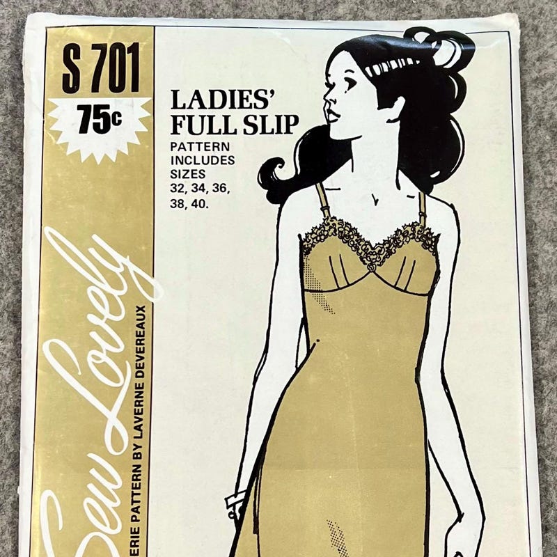 Full Slip Pattern - Etsy