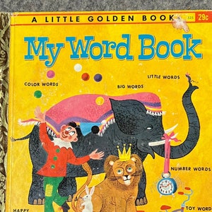 RARE 1st Editon "my Word Book" A Little Golden Book #525 by Roberta ...