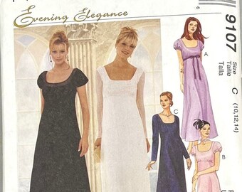 1990 Dress Pattern - Etsy