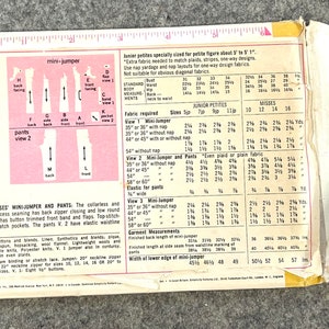 Simplicity 8981 Sewing Pattern Mini-jumper With Pocket Variations and ...