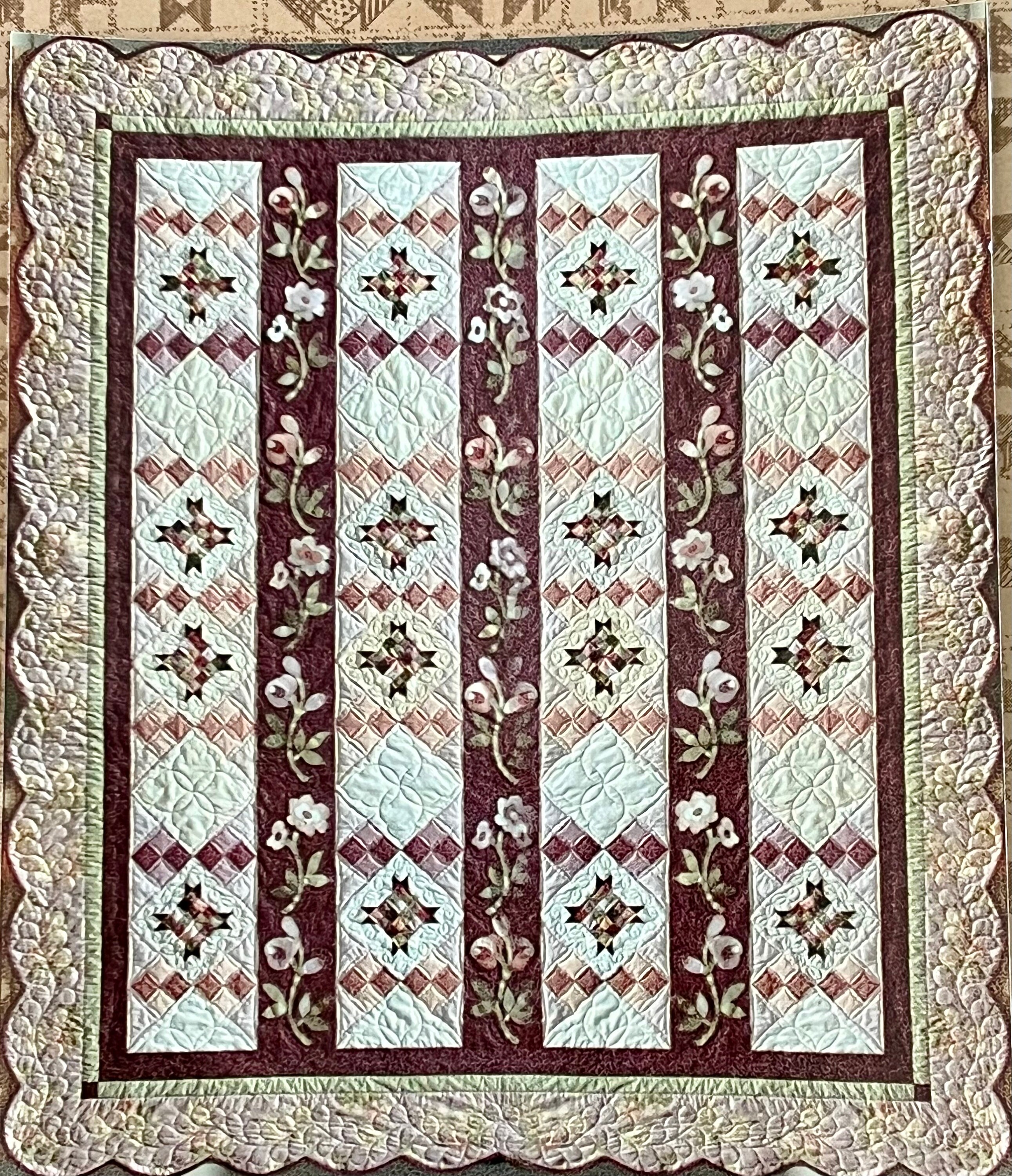 Vintage Wedding Day Quilt Pattern: Sunflower Hill Designs by Julie Popa ...