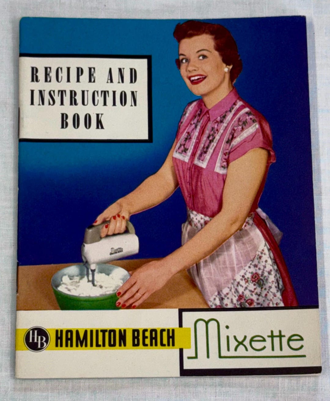 Rare 1950s Hamilton Beach Mixette Recipe and Instruction Book Form No ...