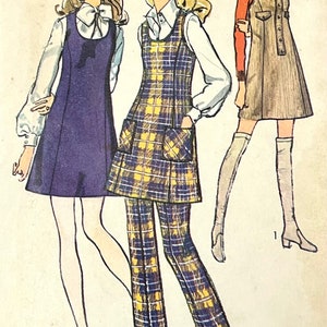 Simplicity 8981 Sewing Pattern Mini-jumper With Pocket Variations and ...