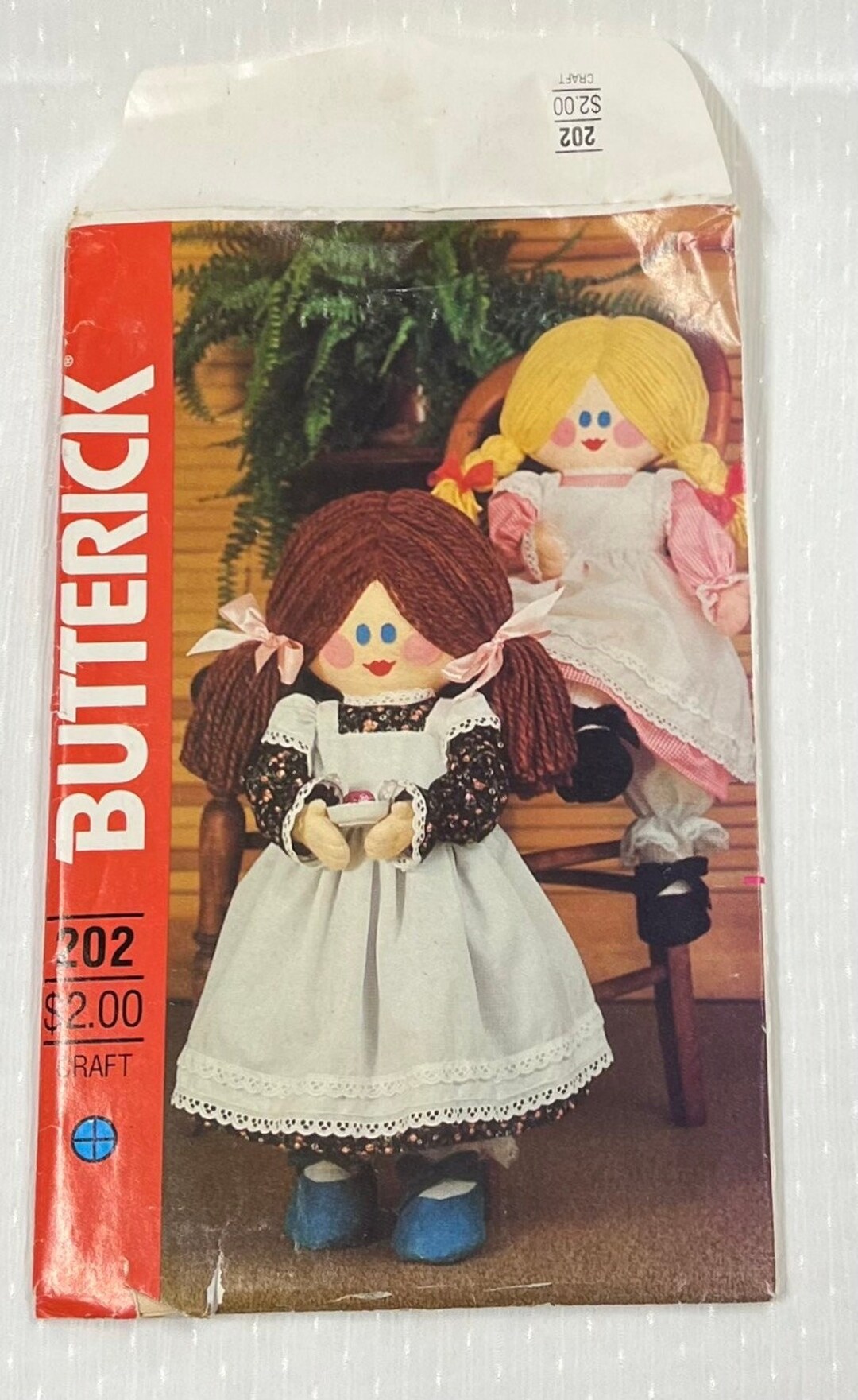 Butterick 202 and Butterick 4532 Craft Sewing Pattern for 23" Stuffed ...