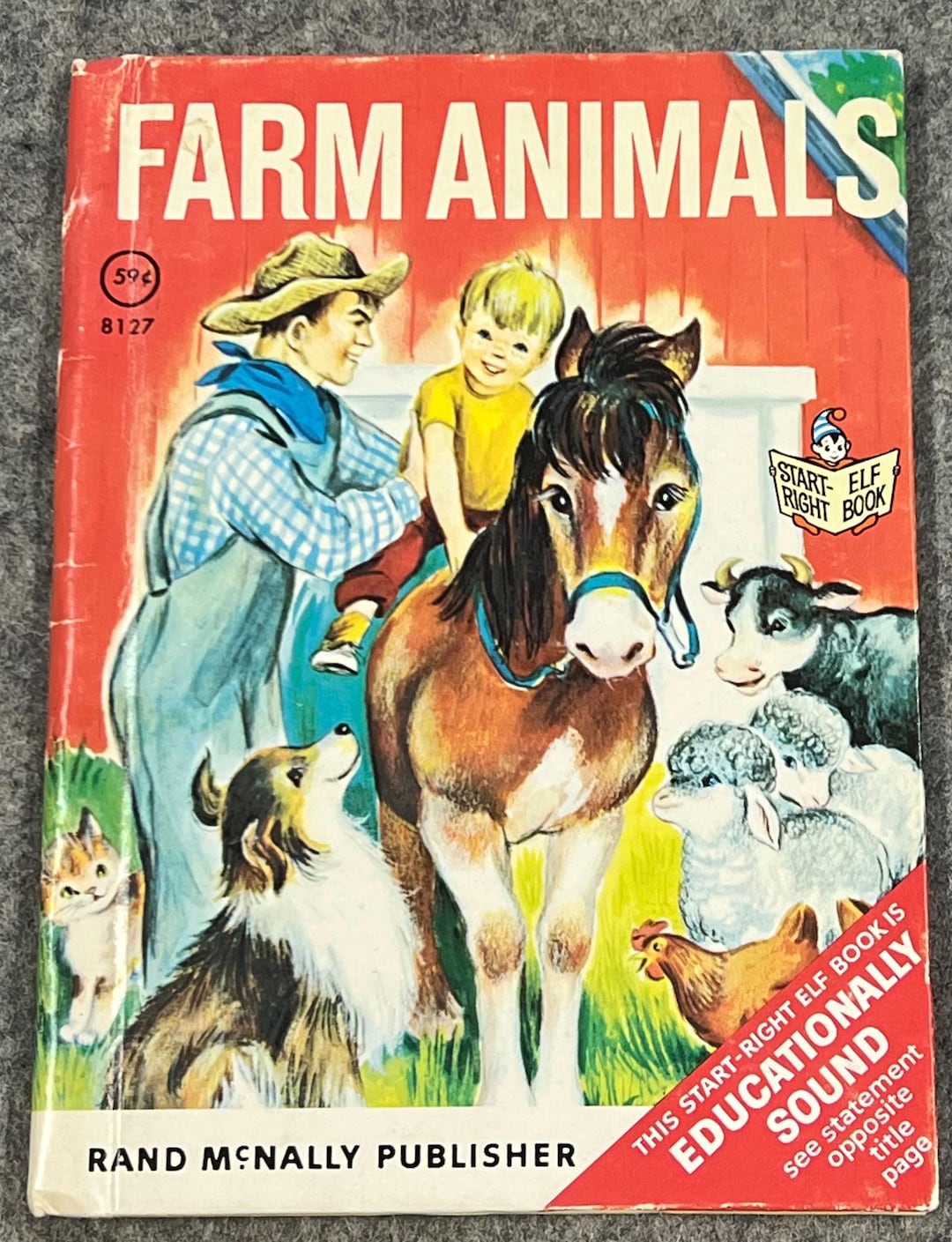 1966 Farm Animals/start Right Elf Book #8127 by Naoma Zimmerman ...