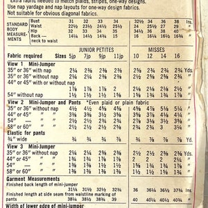 Simplicity 8981 Sewing Pattern Mini-jumper With Pocket Variations and ...