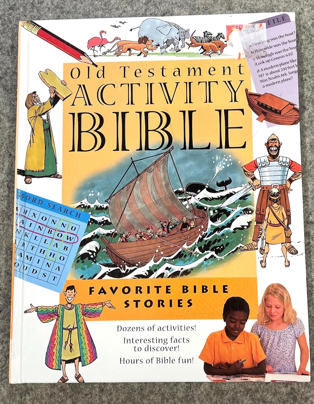 Vintage Old Testament Activity Bible – Faith Kidz, Illustrated - Etsy