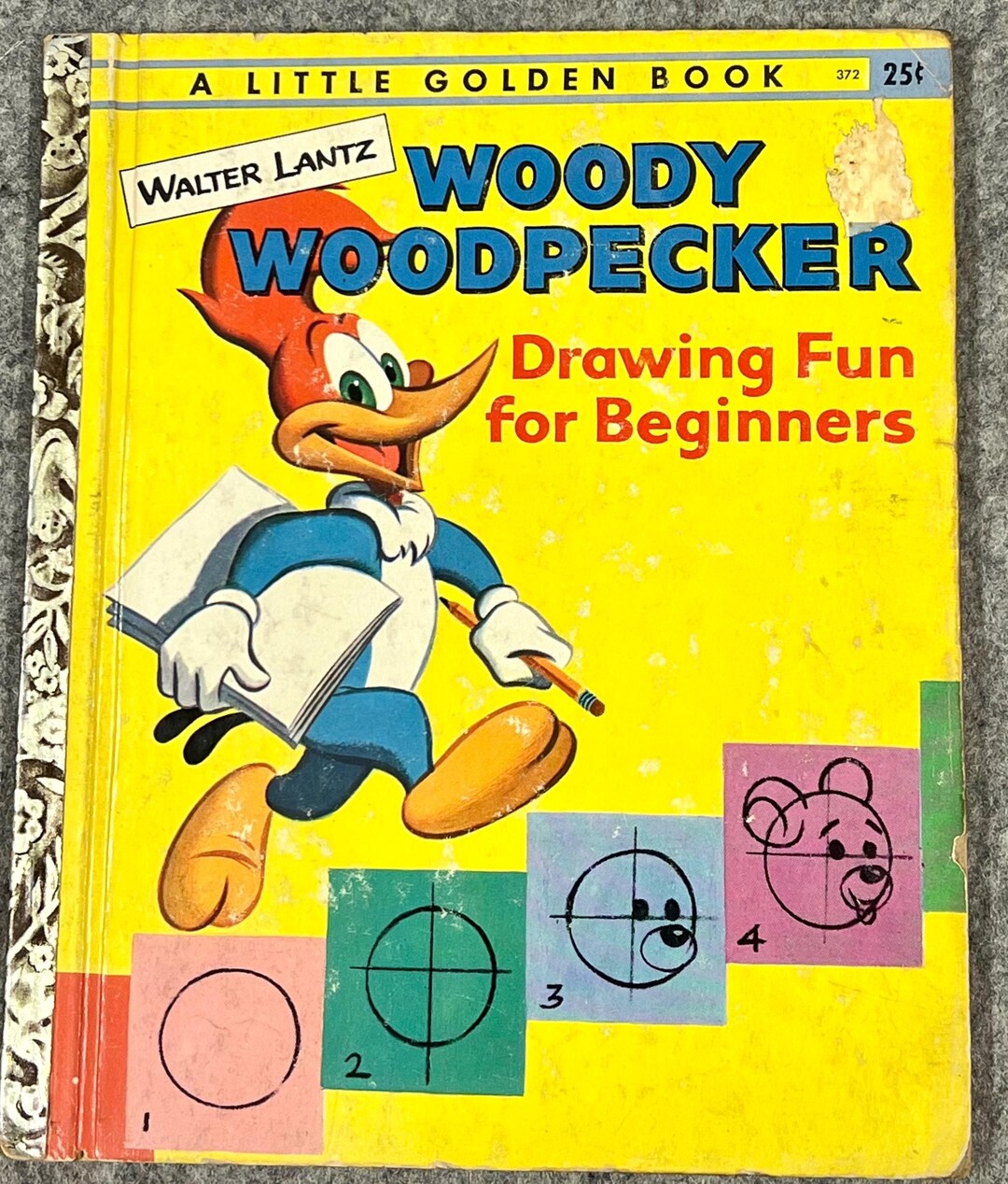 1959 'A' Printing Walter Lantz Woody Woodpecker Pecker Drawing Fun for ...