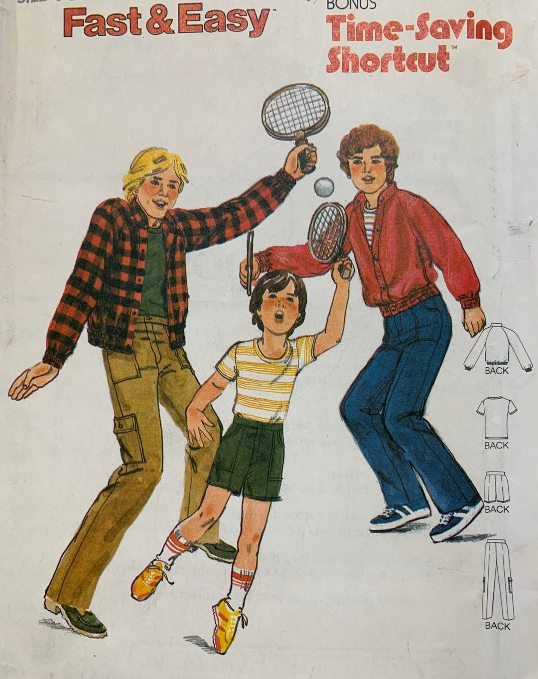 Butterick 6718 and Butterick 6719 Fast & Easy Sewing Pattern/teen/boy ...