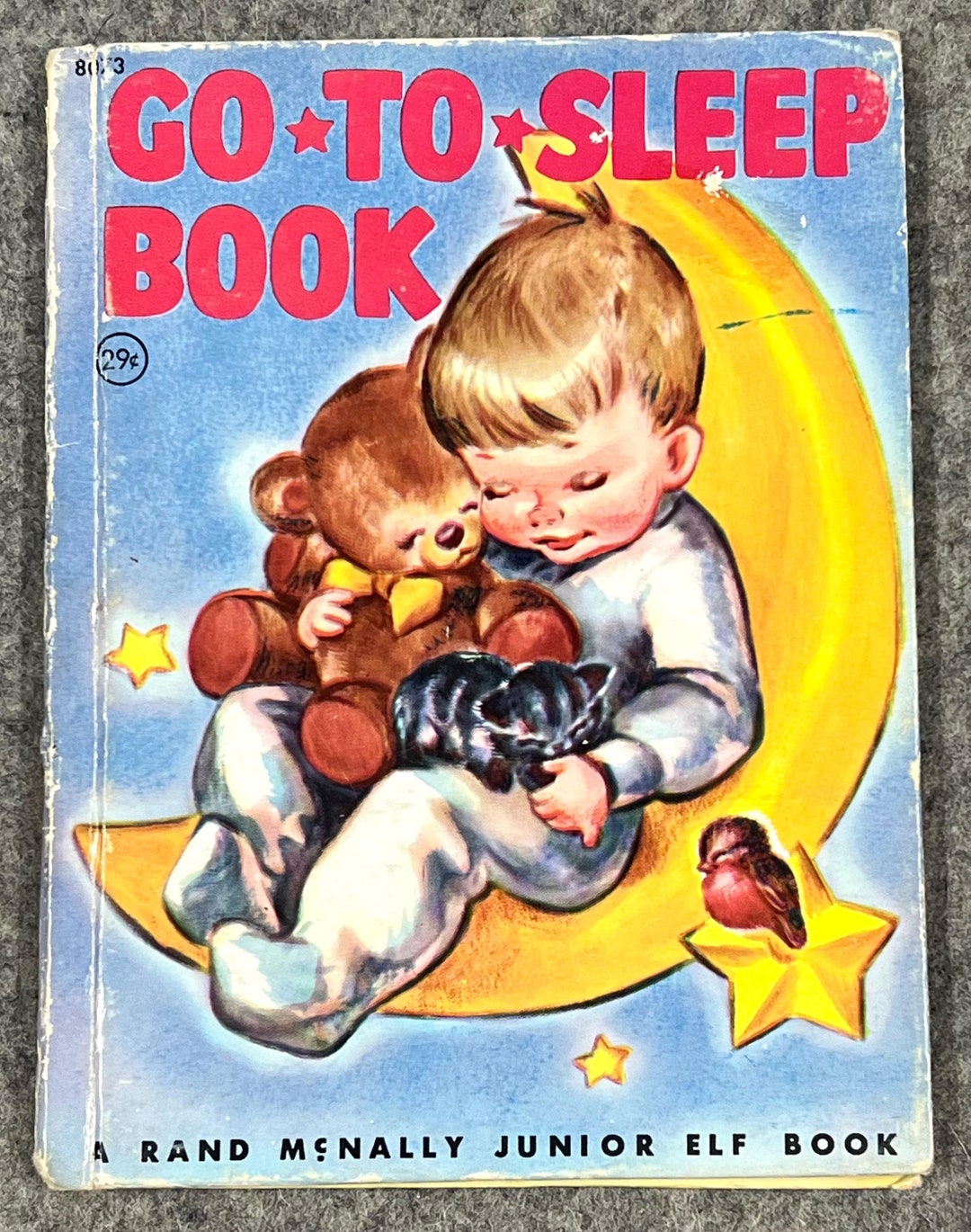 Go to Sleep Book 1949 A Rand Mcnally Junior Elf Children's Book 8073 ...