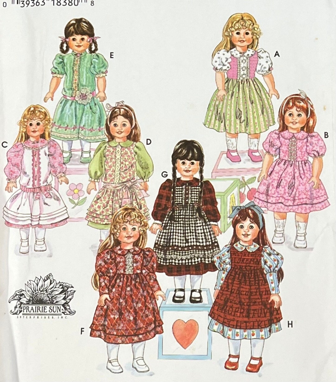 Simplicity Crafts 9856 Craft Pattern/18" Doll Clothes Sewing Pattern ...