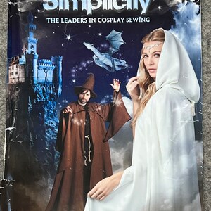 Simplicity 0591/unisex Costume Sewing Pattern/cloak - Etsy