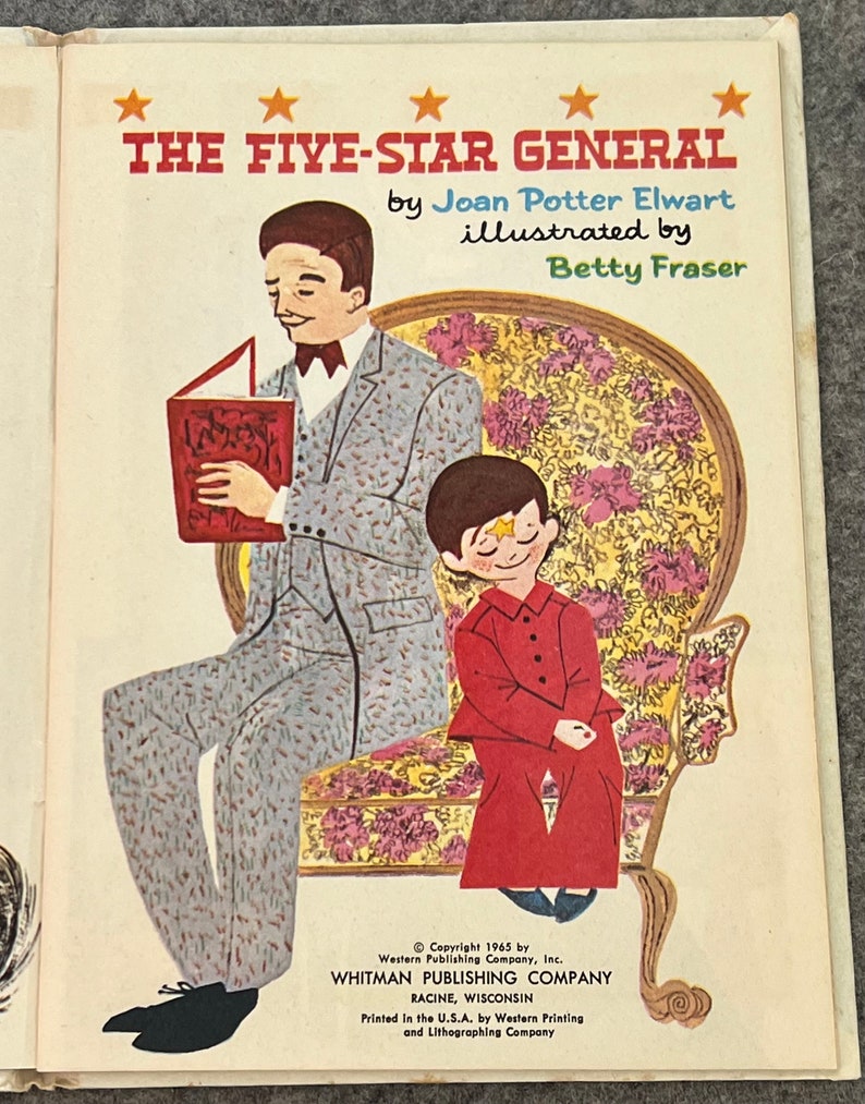 1st Edition the Five Star General A Whitman Big Tell-a-tale Book by ...