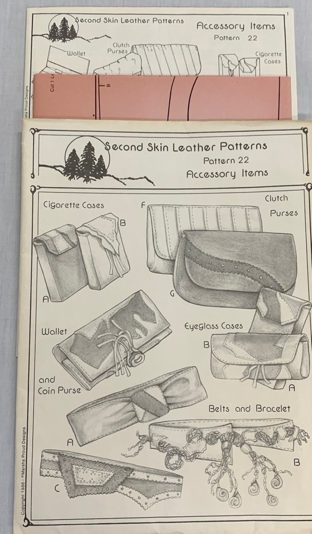 Rare Second Skin Leather Pattern 22 Marsha Proud Designs/women’s ...