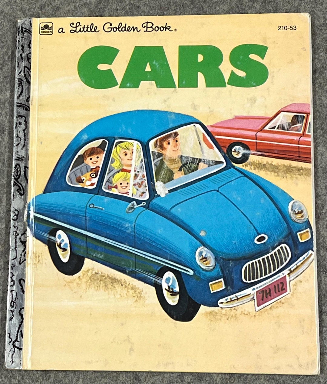 1973 "cars" A Little Golden Book #210-53 Written by Bob Ottum ...