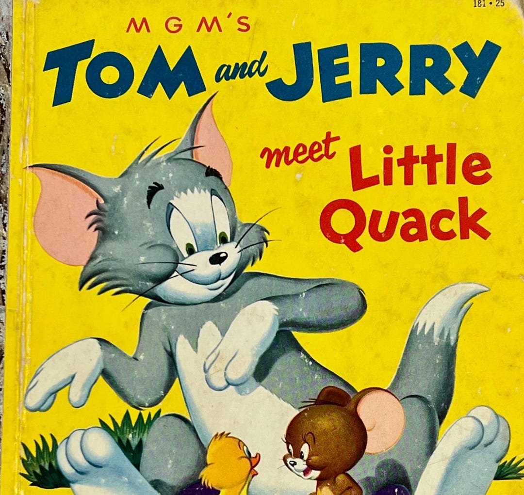 MGM'S Tom and Jerry Meet Little Quack #181A Little Golden Book/story ...