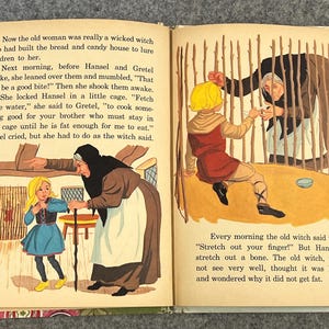 1960 Hansel and Gretel/rand Mcnally Elf Book Illustrated by Kay ...