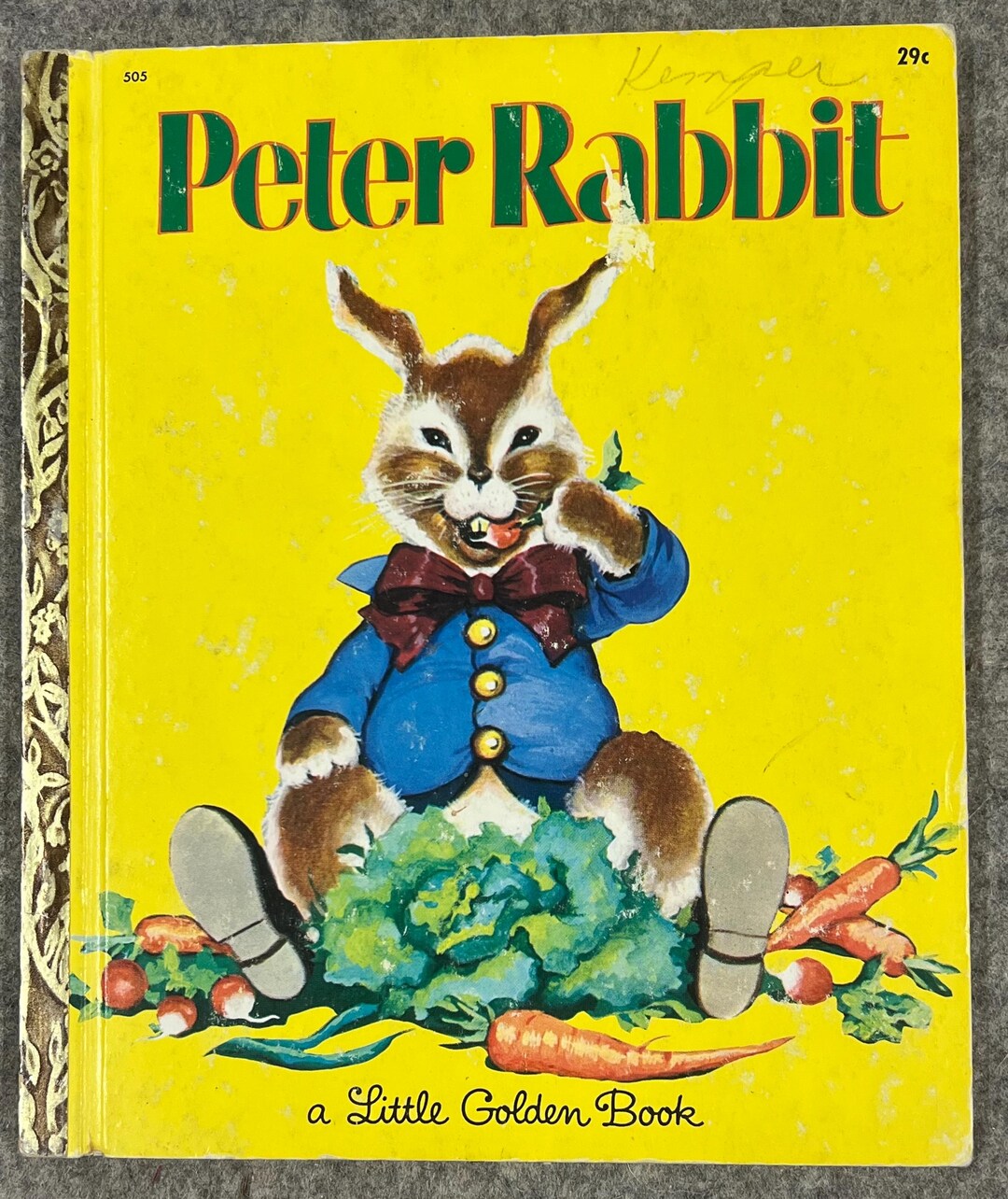 1958 "peter Rabbit" a Little Golden Book #505 by Beatrix Potter With ...