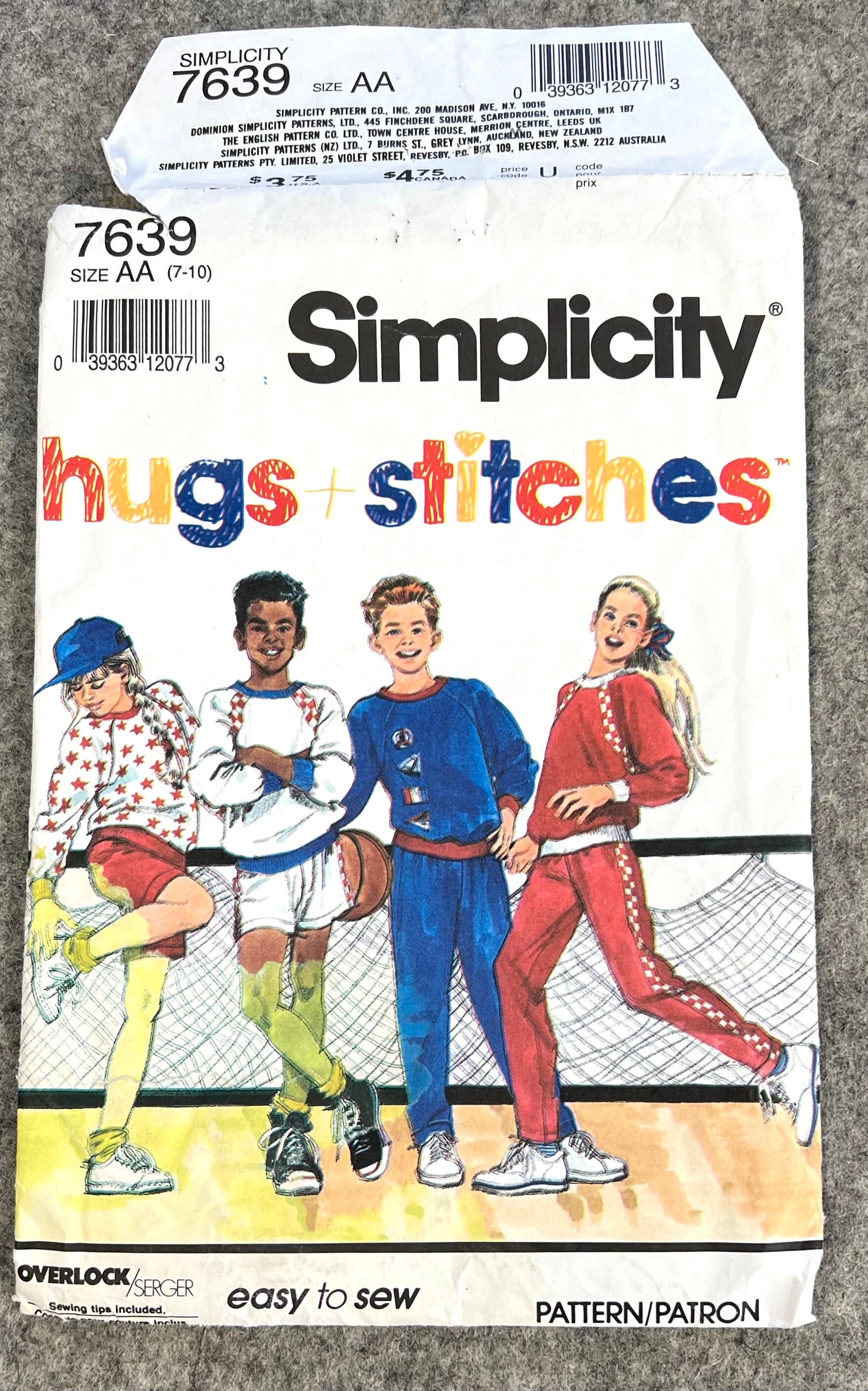Simplicity Hugs Stitches 9890/simplicity 0659/childs Pants/knit Dress ...