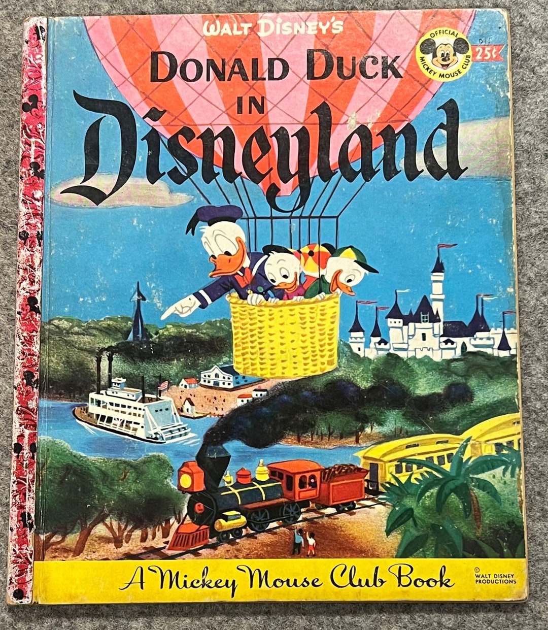 Vintage 1955 Walt Disney's Donald Duck in Disneyland - Walt Disney ...