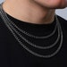 5mm Silver Connell Chain, Mens Chain, Silver Curb Chain Mens, Mens ...
